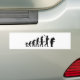 Lustiger Nerd Evolution Bumper Sticker | Zazzle