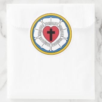 Lutheran Coat of Arms Sticker | Zazzle