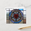 Luther's Rose Window Post Card - St. Paul Lutheran | Zazzle