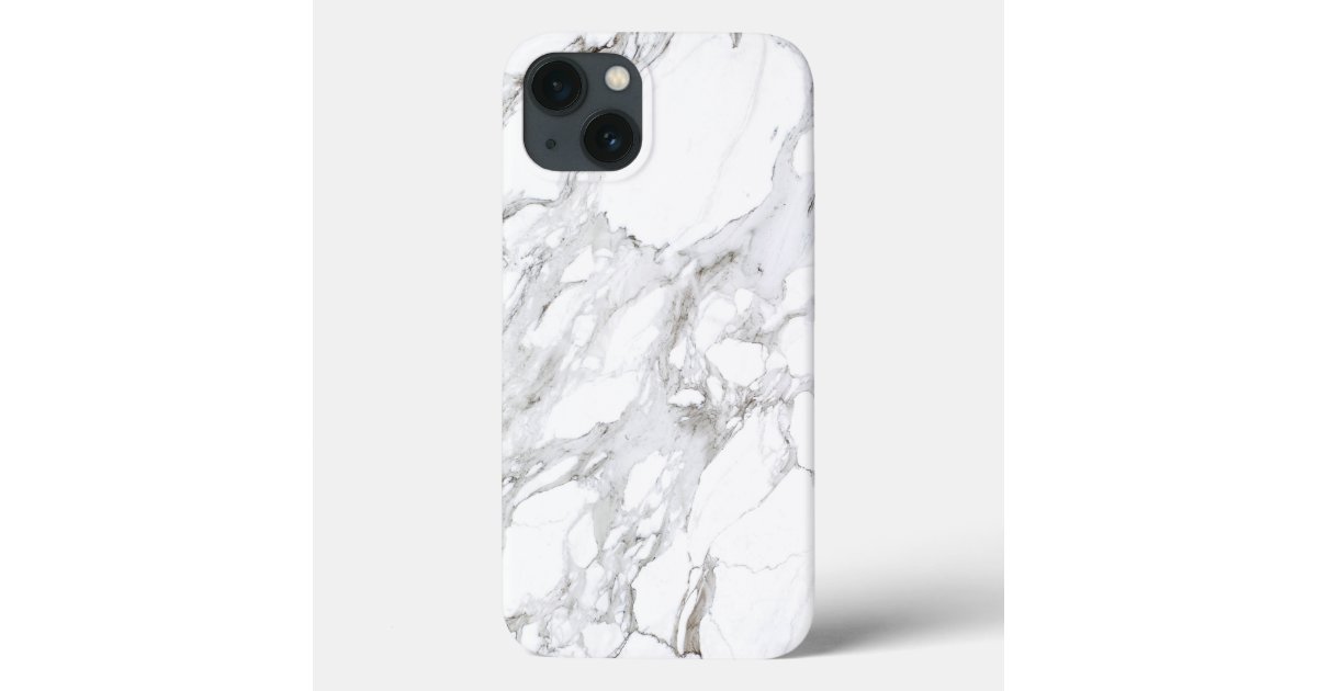 Luxe White Marble Case-Mate iPhone Case | Zazzle