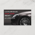 LUXURIOUS Car Service Or Uber Driver QR code Business Card | Zazzle