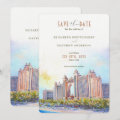 Luxurious Dubai Atlantis The Palm Save the Date Invitation | Zazzle