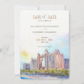 Luxurious Dubai Atlantis The Palm Save the Date Invitation | Zazzle