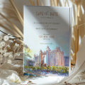 Luxurious Dubai Atlantis The Palm Save the Date Invitation | Zazzle