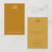 Luxurious Elegant Monogram Premium Pearl Finish Business Card | Zazzle