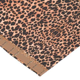 Luxurious Leopard Table Runner | Zazzle