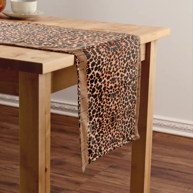 Luxurious Leopard Table Runner | Zazzle