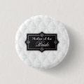 Luxurious Mother of the Bride Wedding Pin Button | Zazzle