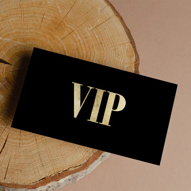 Luxury black and gold VIP card club member | Zazzle
