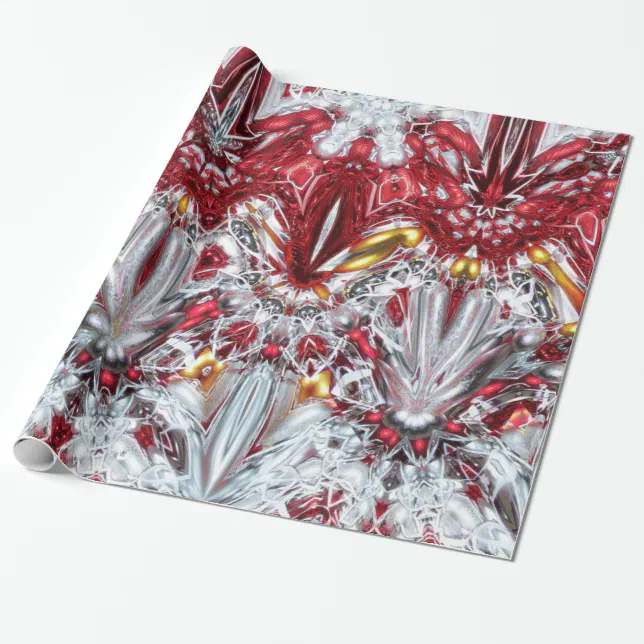 Luxury Christmas Decoration Wrapping Paper | Zazzle