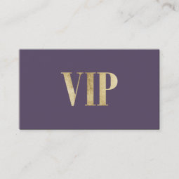 Luxury dusty purple gold VIP card club member | Zazzle