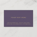 Luxury dusty purple gold VIP card club member | Zazzle