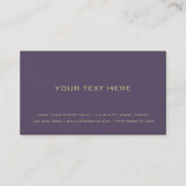 Luxury dusty purple gold VIP card club member | Zazzle