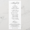 Luxury Elegant Calligraphy Wedding Program | Zazzle