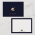 Luxury Logo Small Business Note Card | Zazzle