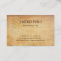 Luxury Nostalgic Old Paper Look Template Premium Business Card | Zazzle