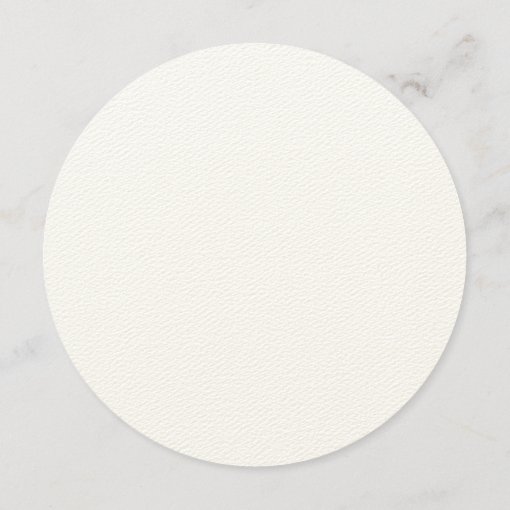 Luxury Paper Wedding Round Menu Card | Zazzle