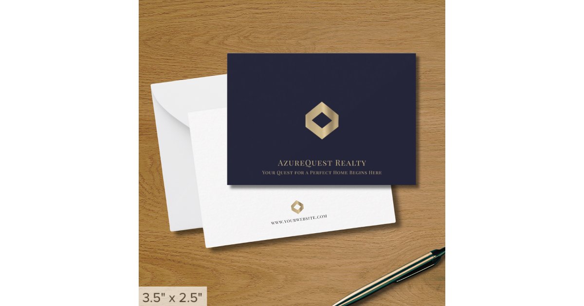 Luxury Professional Note Cards | Zazzle