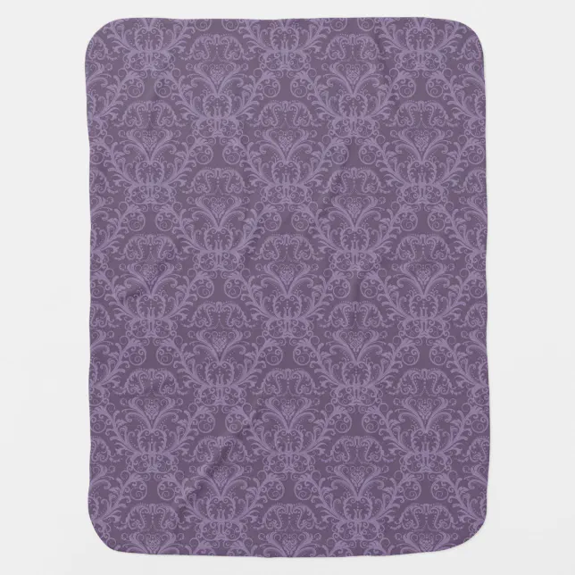 Luxury Purple Wallpaper Stroller Blanket | Zazzle