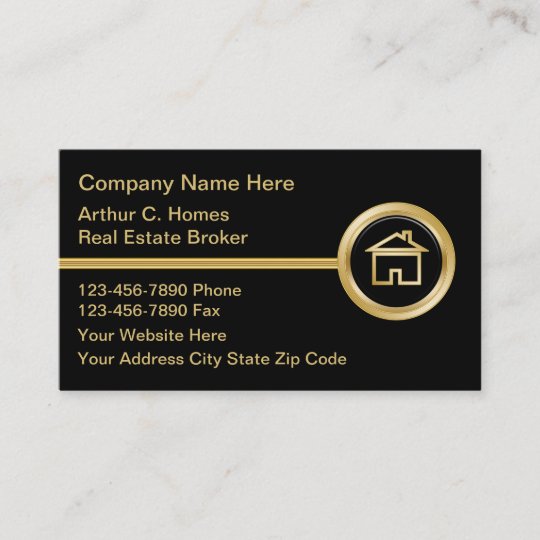 Luxury Real Estate Business Cards | Zazzle.com