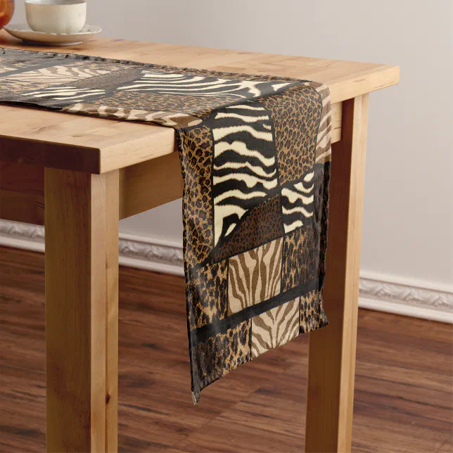 Luxury Safari-Inspired Short Table Runner | Zazzle