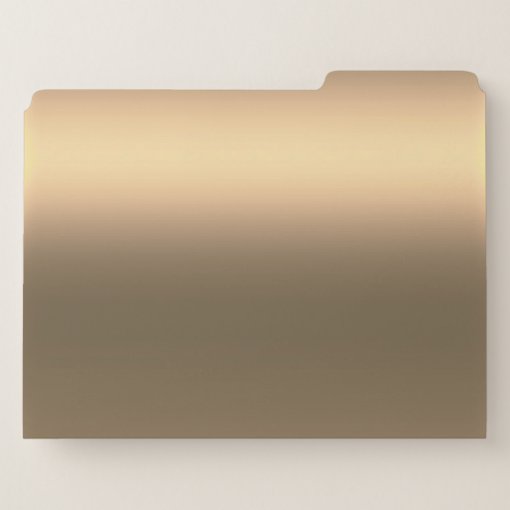 Luxury Shiny Gold Golden Glam File Folder | Zazzle