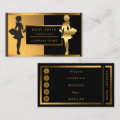 Luxury Shopping Fashion Add Your Text Business Card | Zazzle