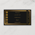 Luxury Shopping Fashion Add Your Text Business Card | Zazzle