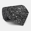 Luxury Sparkly Black Glitter Neck Tie | Zazzle