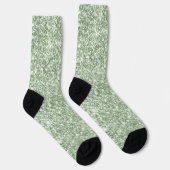 Luxury Sparkly Sage Green Glitter Socks | Zazzle