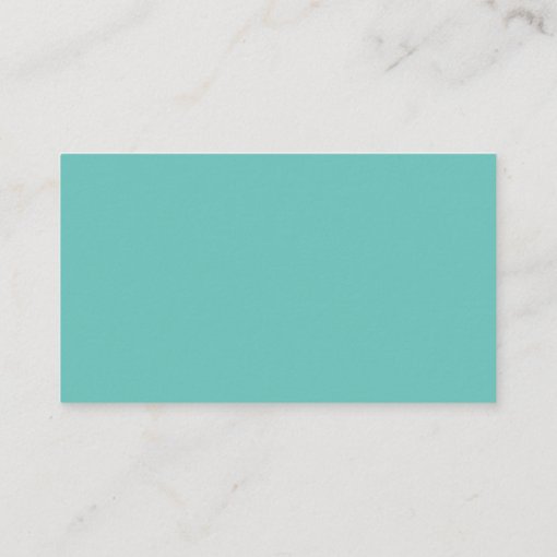 Luxury Teal Business Card | Zazzle
