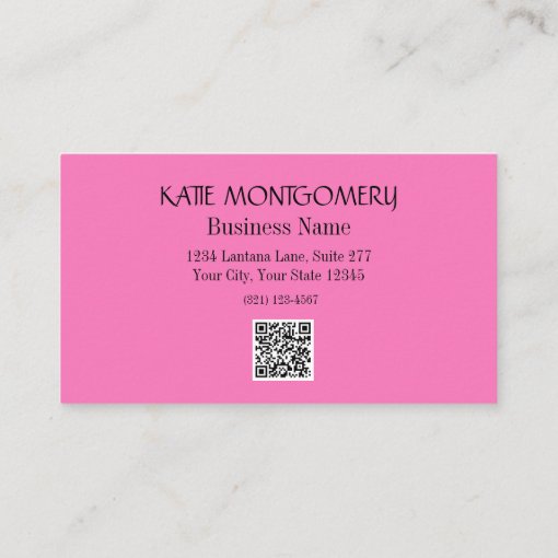 Luxury Unique QR Code Holographic Business Card | Zazzle
