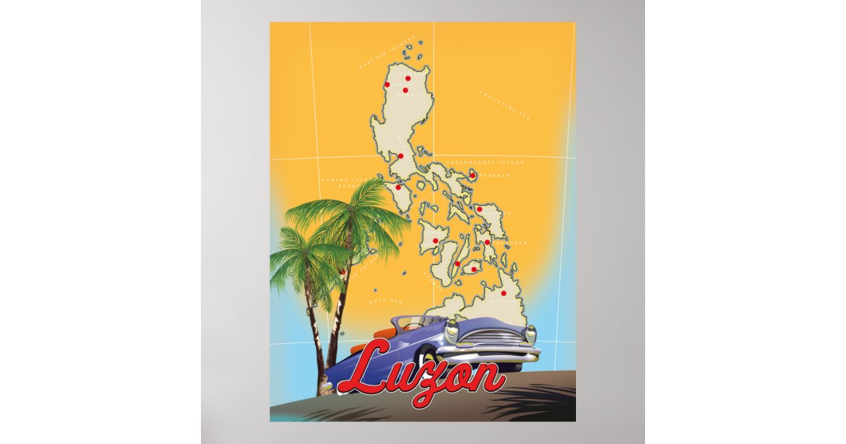 Luzon Philippines Travel poster | Zazzle