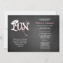 LVN graduation nurse pinning ceremony invites | Zazzle