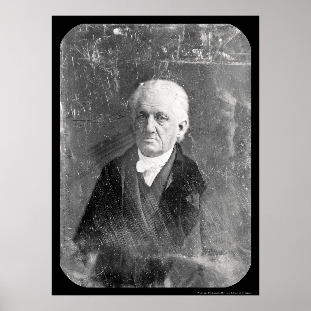 Lyman Beecher Daguerreotype 1847 Poster | Zazzle