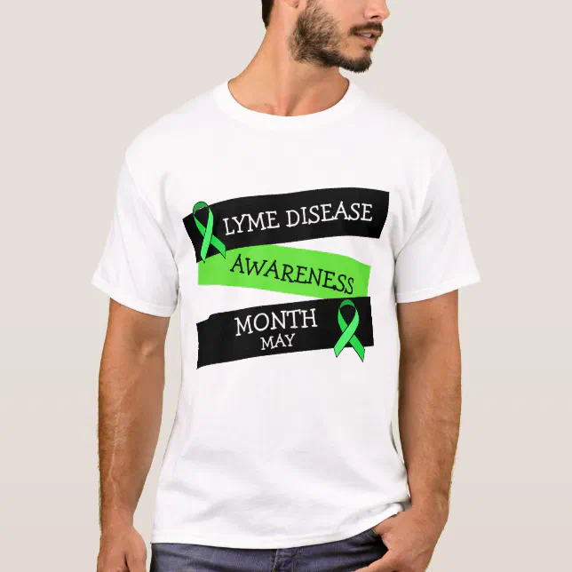 Lyme Disease Awareness Month Ribbon Shirt | Zazzle