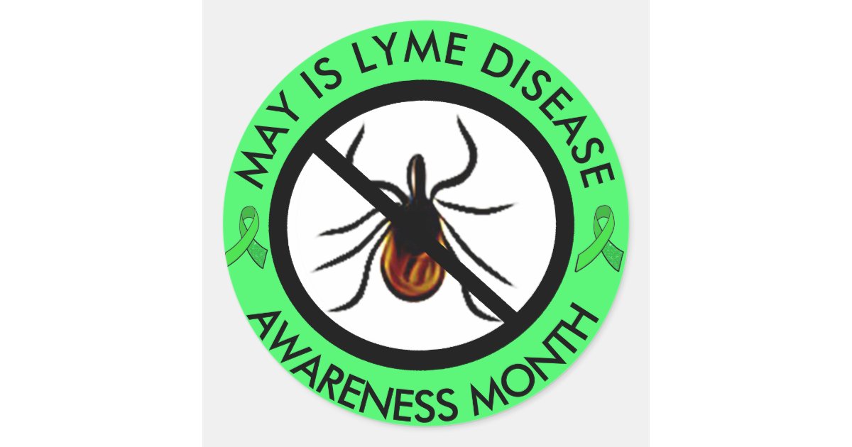 Lyme Disease Awareness Month Stickers | Zazzle