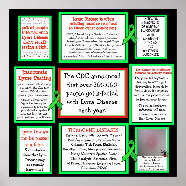 Lyme Disease Awareness Poster | Zazzle