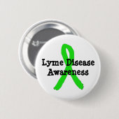 Lyme Disease Awareness Ribbon Button | Zazzle