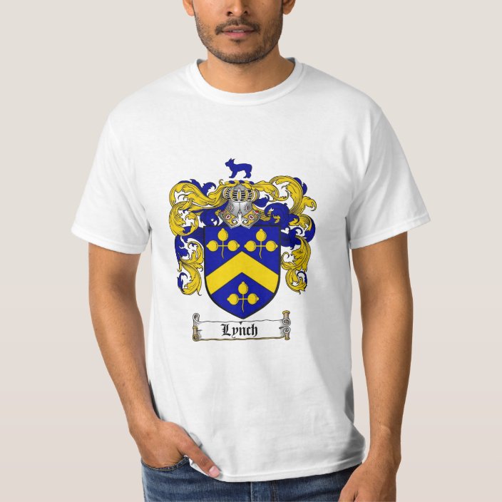 Lynch Family Crest - Lynch Coat of Arms T-Shirt | Zazzle.com