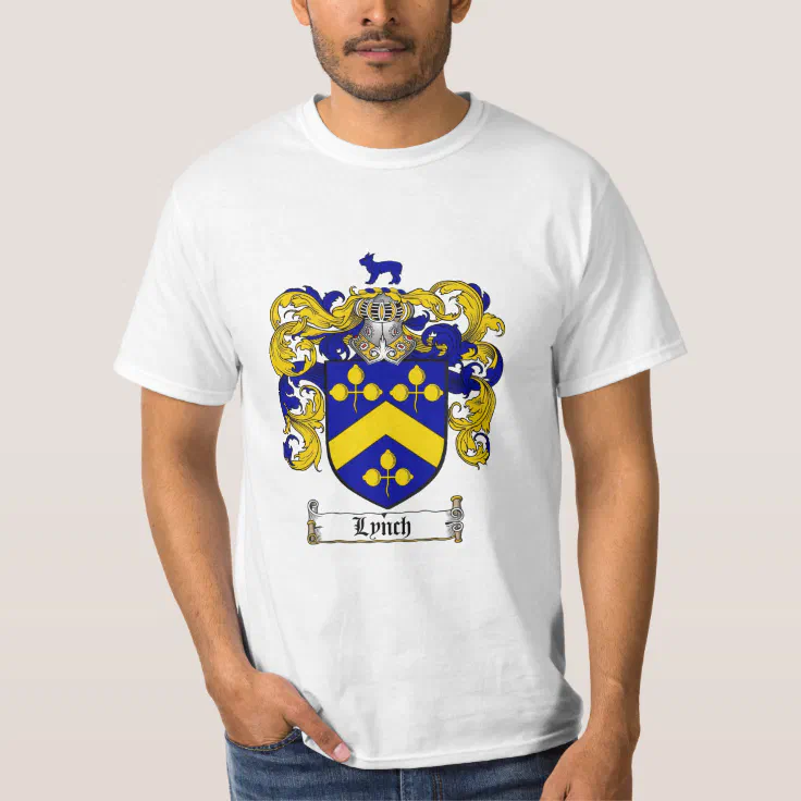 Lynch Family Crest - Lynch Coat of Arms T-Shirt | Zazzle