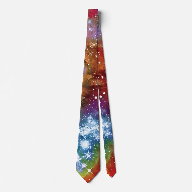 Lynx Arc Starbirth Star Cluster Artist Impression Neck Tie | Zazzle