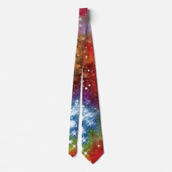Lynx Arc Starbirth Star Cluster Artist Impression Neck Tie | Zazzle
