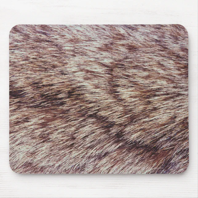 Lynx fur mouse pad | Zazzle