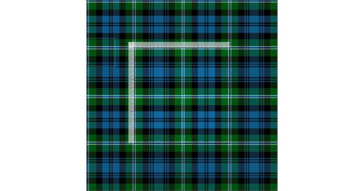 Lyon Clan Tartan Fabric | Zazzle