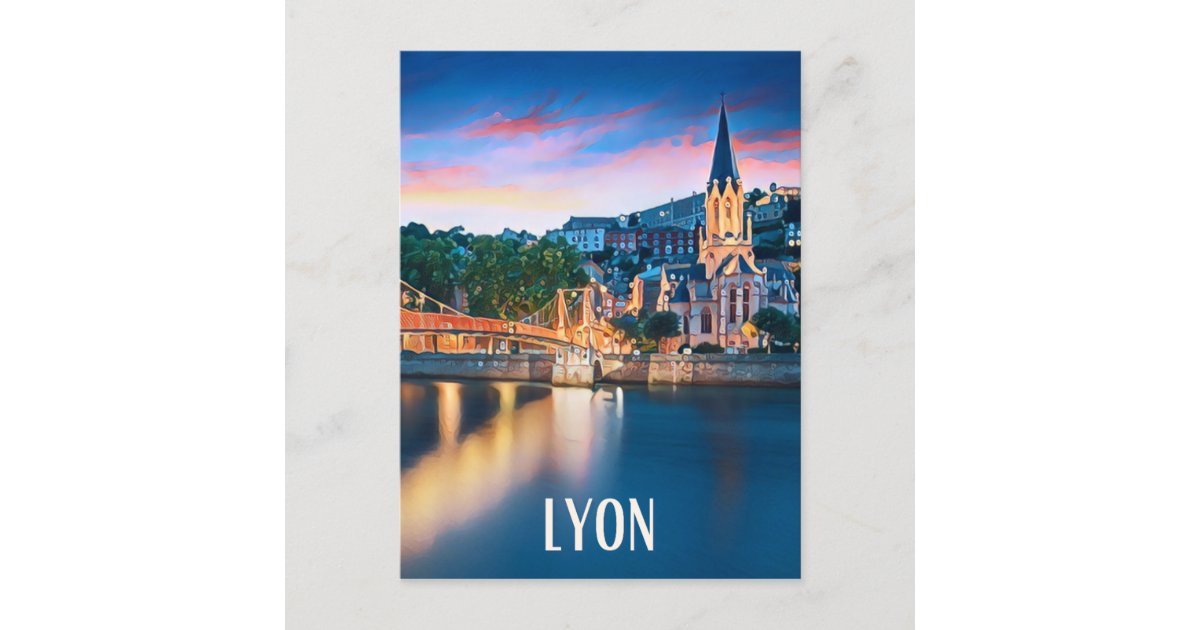 Lyon Photo Vintage Postcard | Zazzle