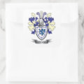 Lyons Family Crest Coat of Arms Square Sticker | Zazzle