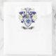 Lyons Family Crest Coat of Arms Square Sticker | Zazzle