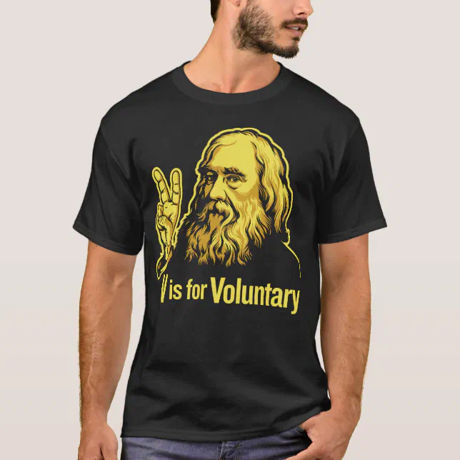 Lysander Spooner Voluntaryism T-Shirt | Zazzle