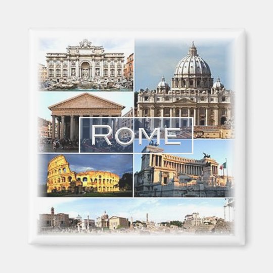 LZO002 ROME, Lazio, Italy, Fridge Magnet | Zazzle.com
